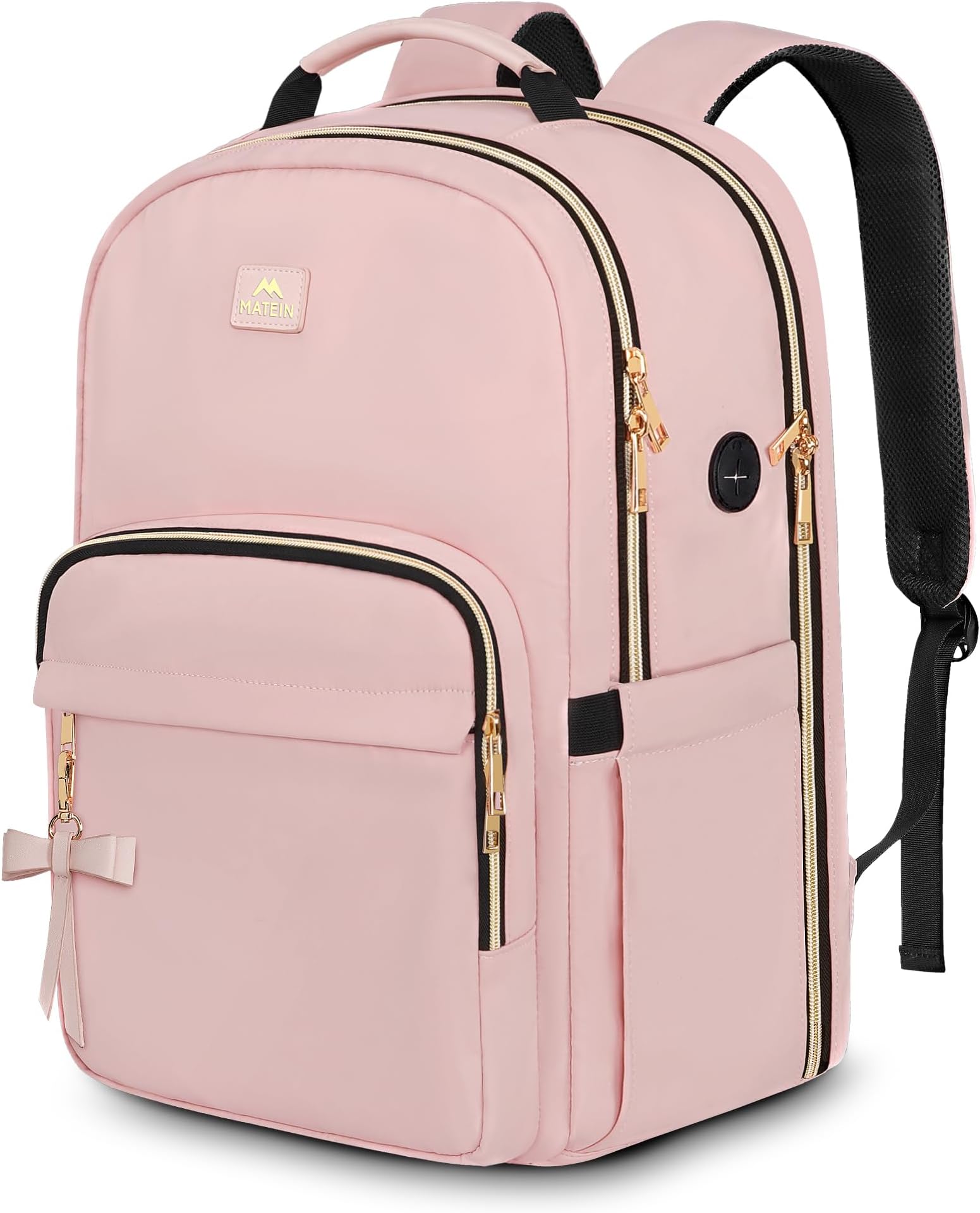 Amazon.com: MATEIN Pink Laptop Backpack for Women, 17 Inch TSA Approved ...