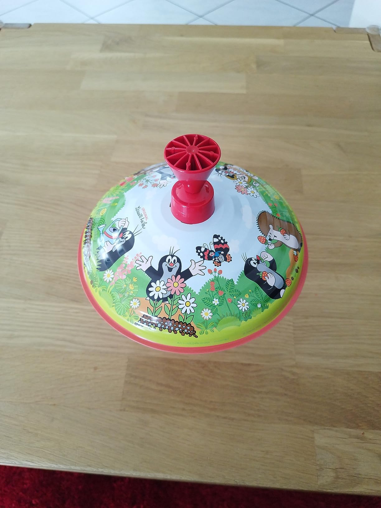 Lena tin toys 52249 - Brummkreisel Ø19 cm Der kleine Maulwurf, Metall ...