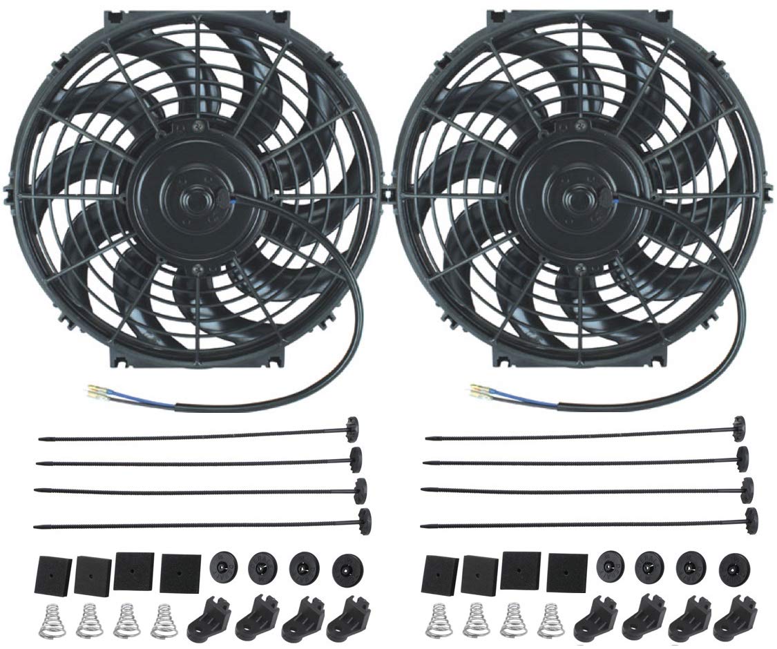 Buy American Volt Upgraded 90 Watt Motor Dual Electric Engine Cooling ...