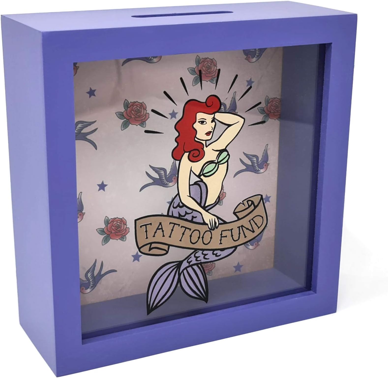 Amazon.com: Nemesis Now Gothic Tattoo Fund Skull Money Box, Hand ...