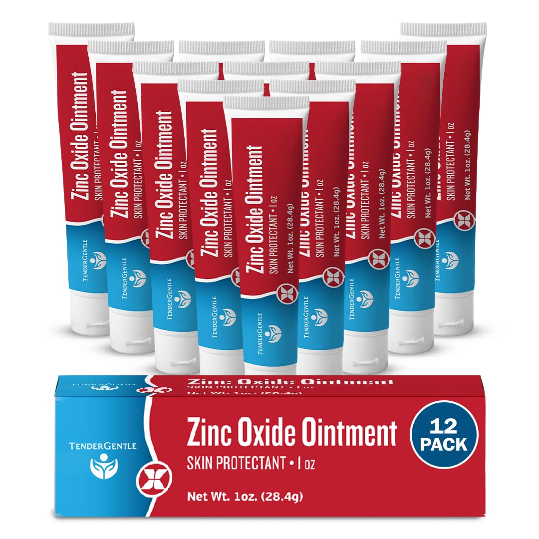 Amazon.com: Zinc Oxide Ointment for Adults and Babies - Pack of 12, 1 ...
