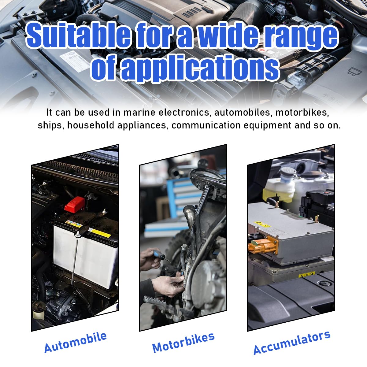 Snapklik.com : 2 PCS Battery Terminal Covers For Car, Flexible Battery ...