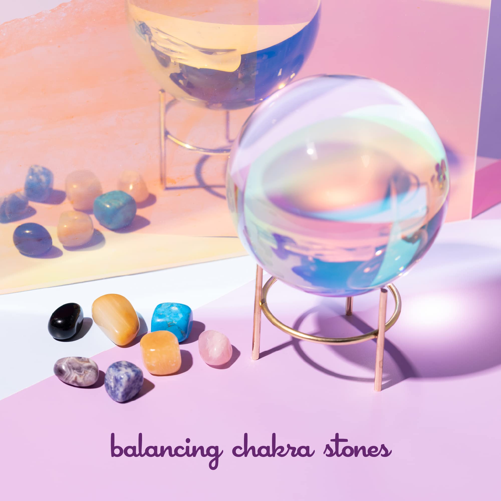 Snapklik.com : Chakra Stones Healing Crystals Set - Meditation Gifts ...
