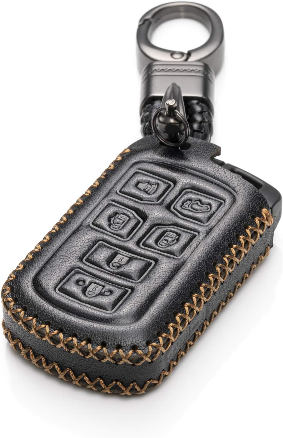 Amazon.com: Vitodeco Genuine Leather Smart Key Keyless Remote Entry Fob ...