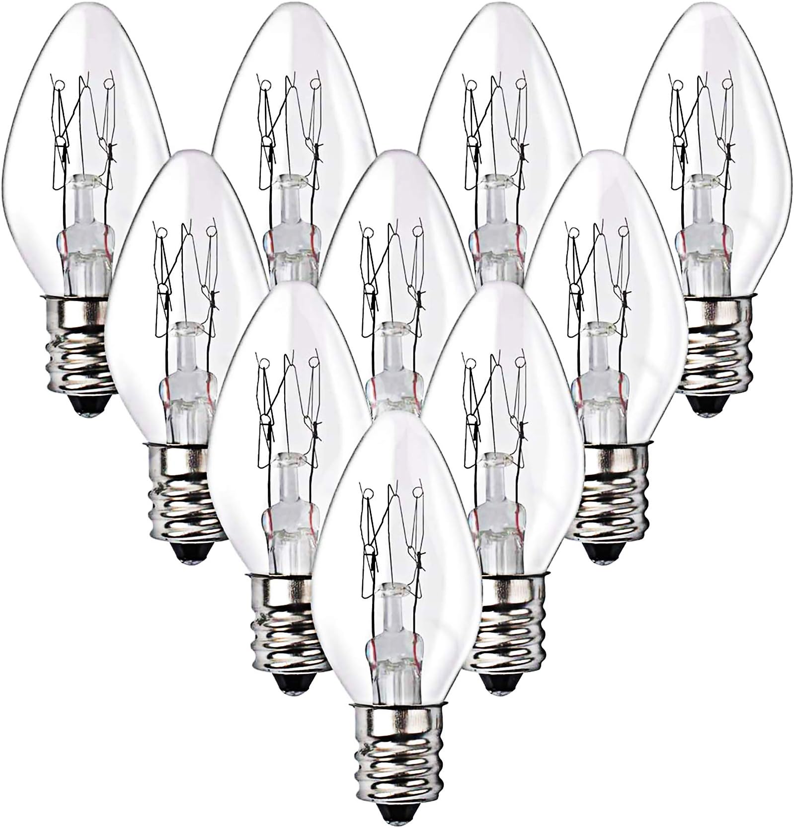 15 Watt Light Bulbs Compatible with Scentsy - C7 Replacement Salt Lamp ...