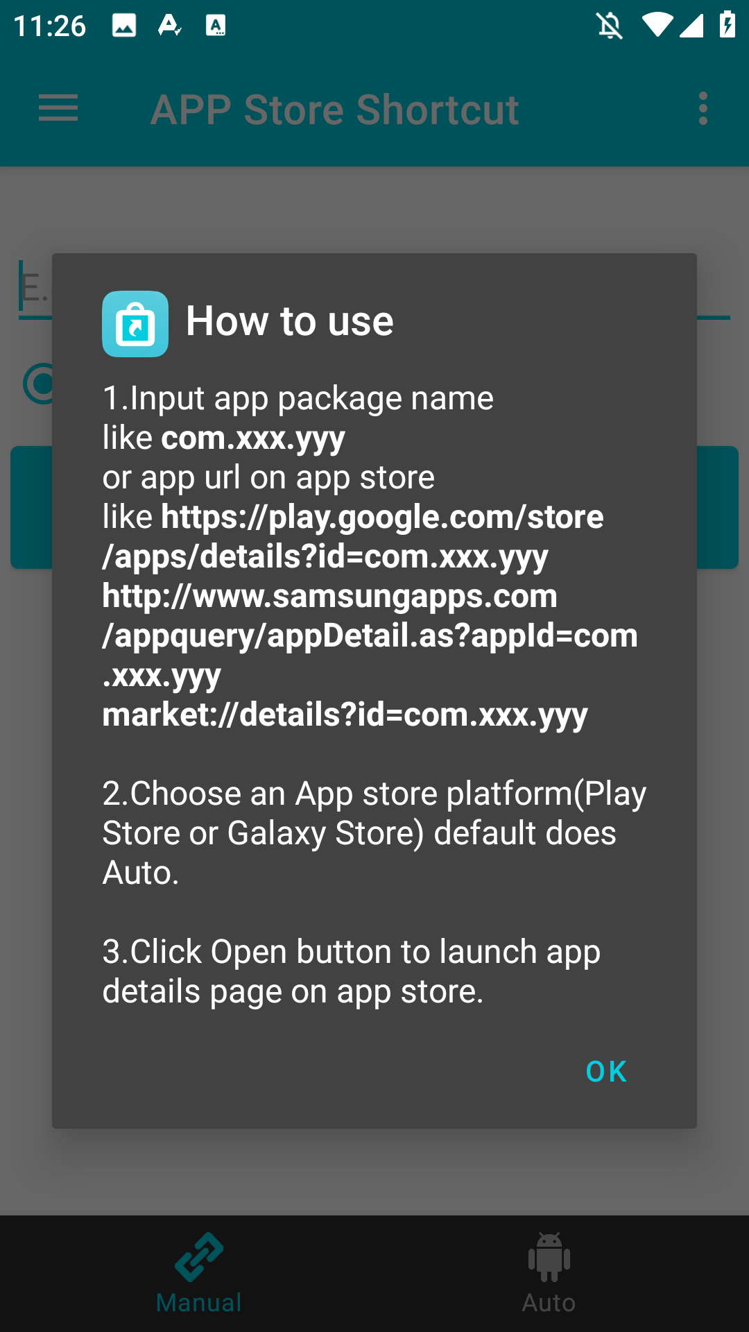 App Store Shortcut - App on Amazon Appstore