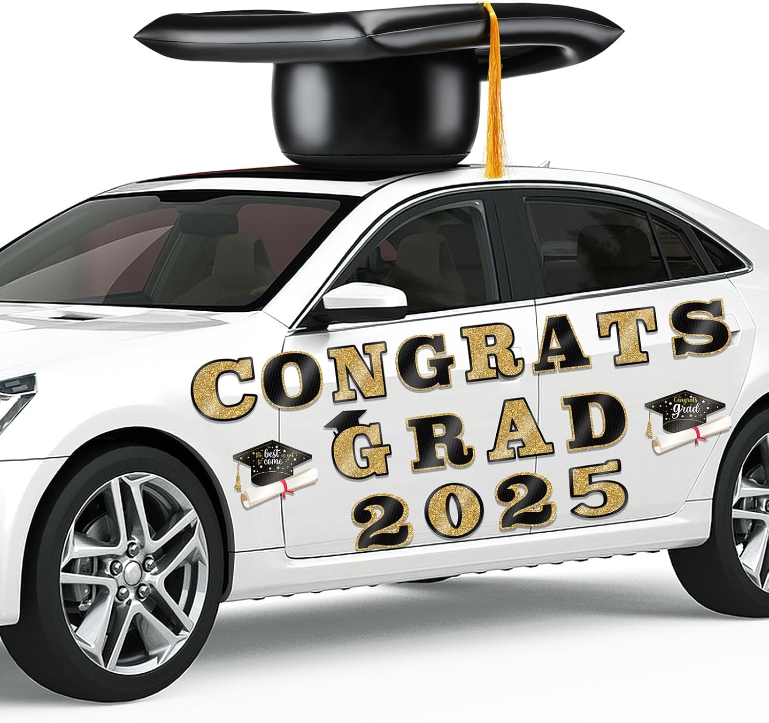 Amazon.com: 2025 Graduation Car Decorations 23'' Large Inflatable Grad ...