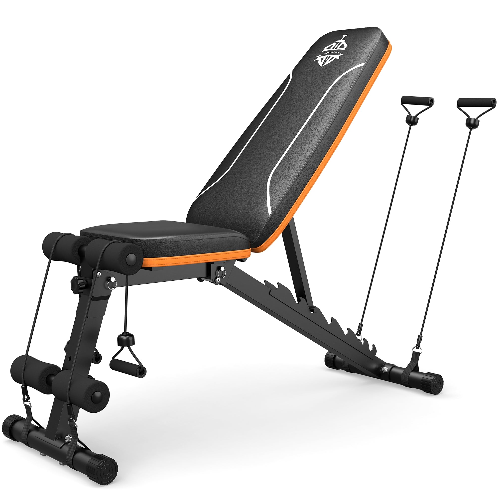 Snapklik.com : Sportsroyals Workout Bench, Adjustable Weight Bench For ...