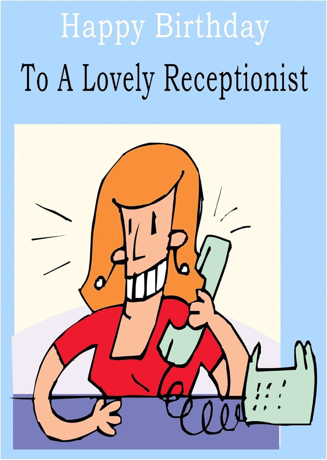 Receptionist Birthday Card Amazon co uk Stationery Office Supplies receptionist-birthday-card-amazon-co-uk-stationery-office-supplies