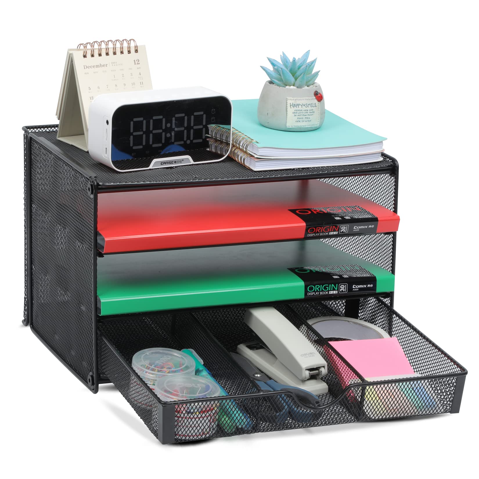 Snapklik.com : Samstar Paper Letter Tray, 3 Tier Desk Document File ...