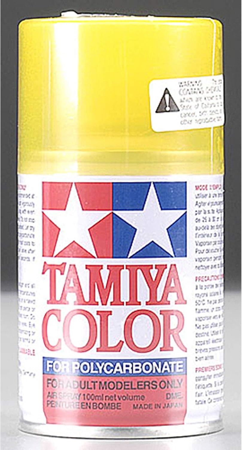 Amazon.com: Tamiya 86042 PS-42 Translucent Yellow Spray Paint, 100ml ...