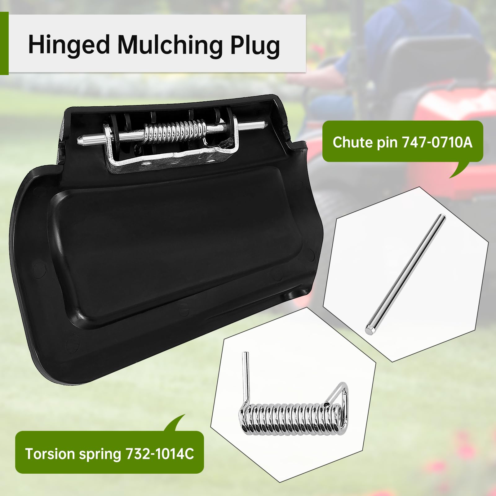 Snapklik.com : Mulching Plug For MTD, Troy-Bilt, Craftsman - Compatible ...