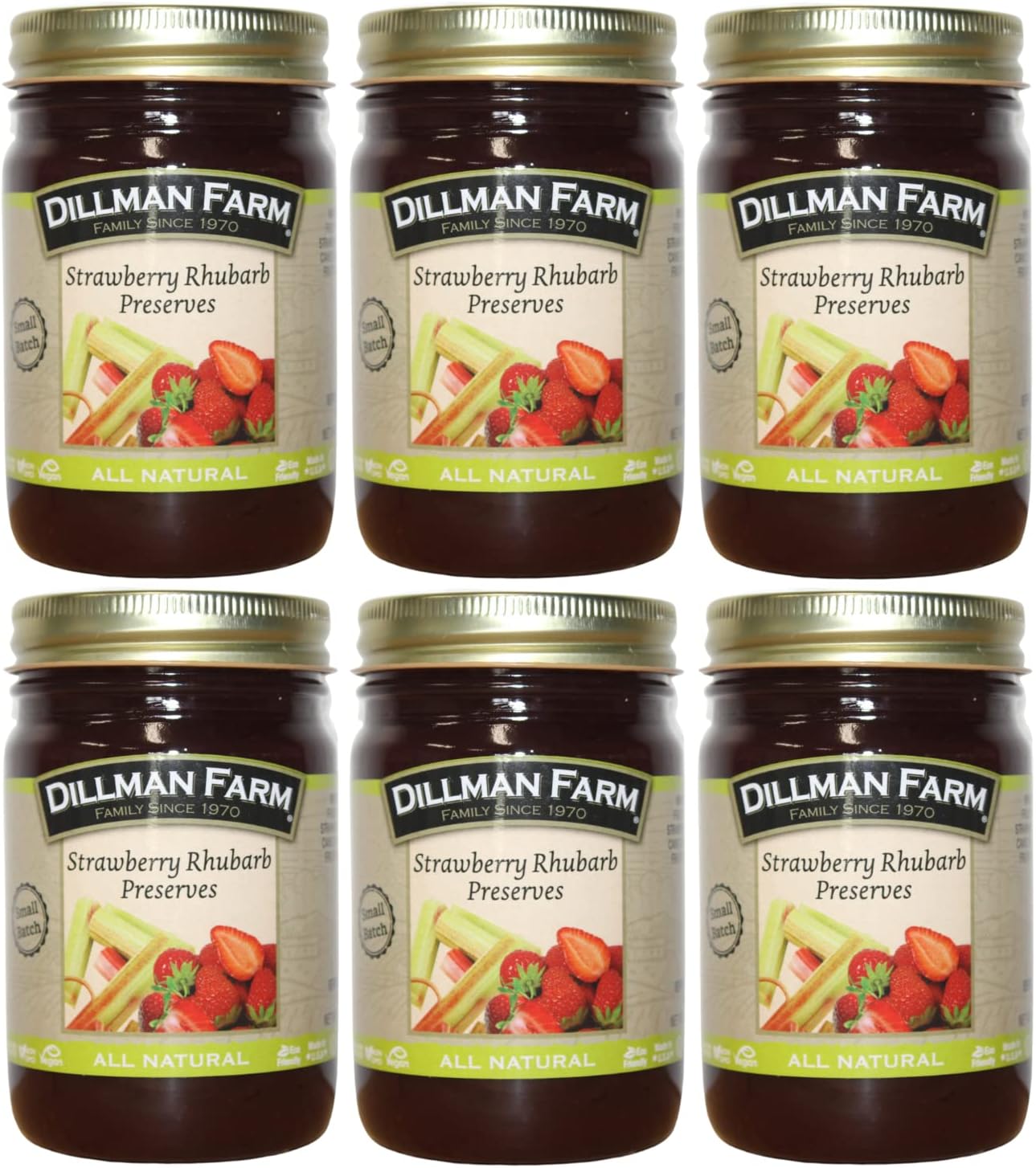 Amazon.com: Dillman Farm All Natural Apricot Preserves, Gluten-Free ...