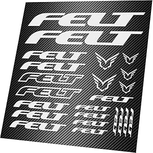 Amazon.com: For Felt Vinyl Decal Stickers Sheet Bike Frame Cycle ...