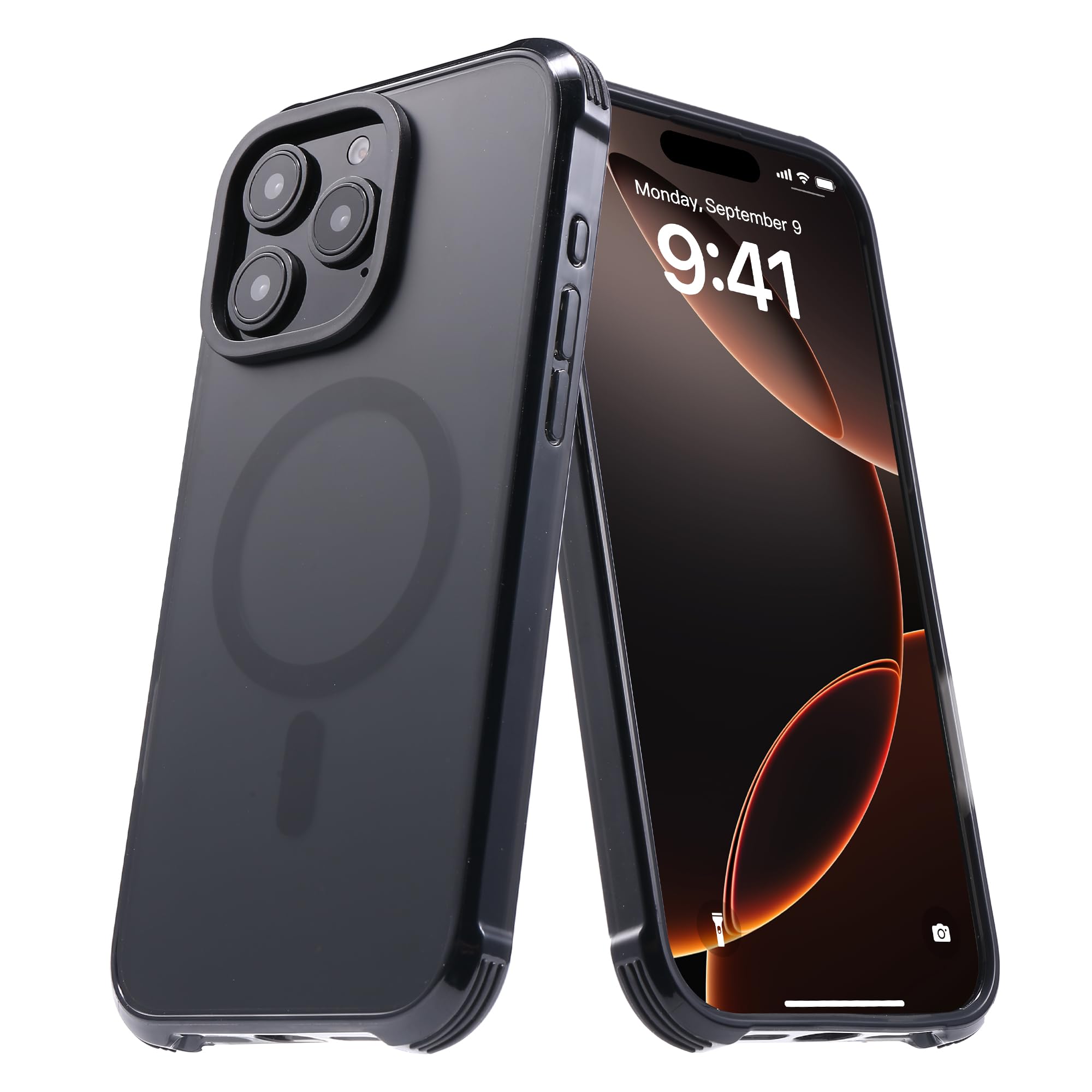 Amazon.com: Tigowos Bumper Case for iPhone 16 pro Case Fits MagSafe 16 ...