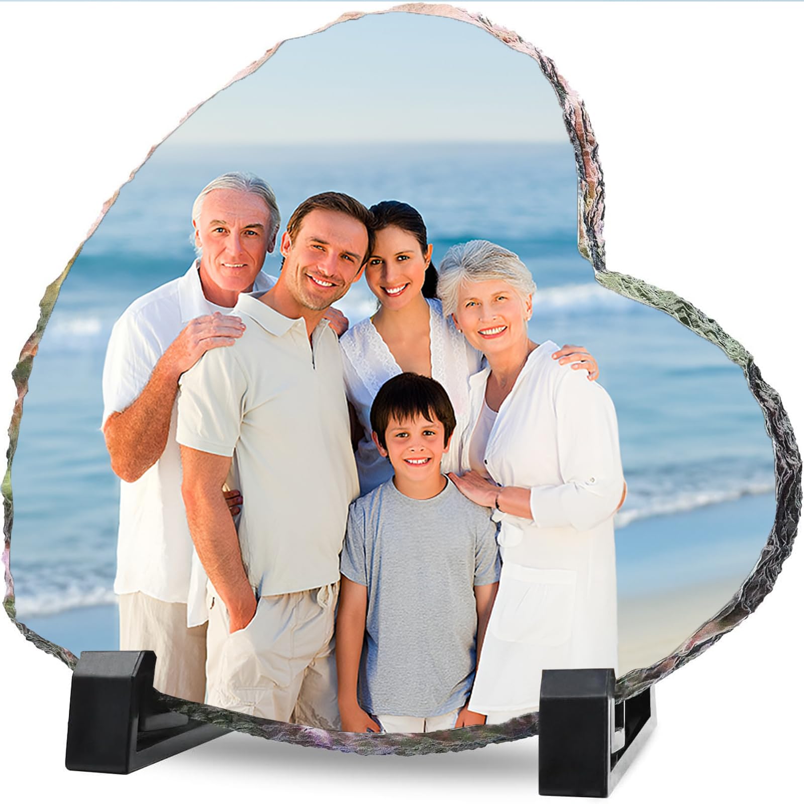 Amazon.com - LOUISMIAA Personalized Picture Frame - Custom Photo Stone ...