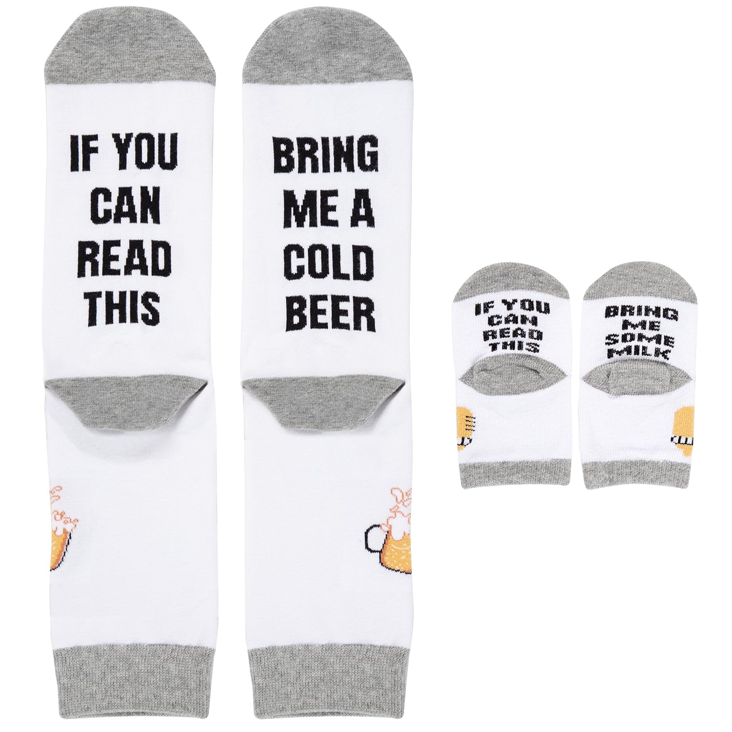 Amazon.com: iAOVUEBY Dad Baby Matching Socks, New Dad Gifts, Cotton ...