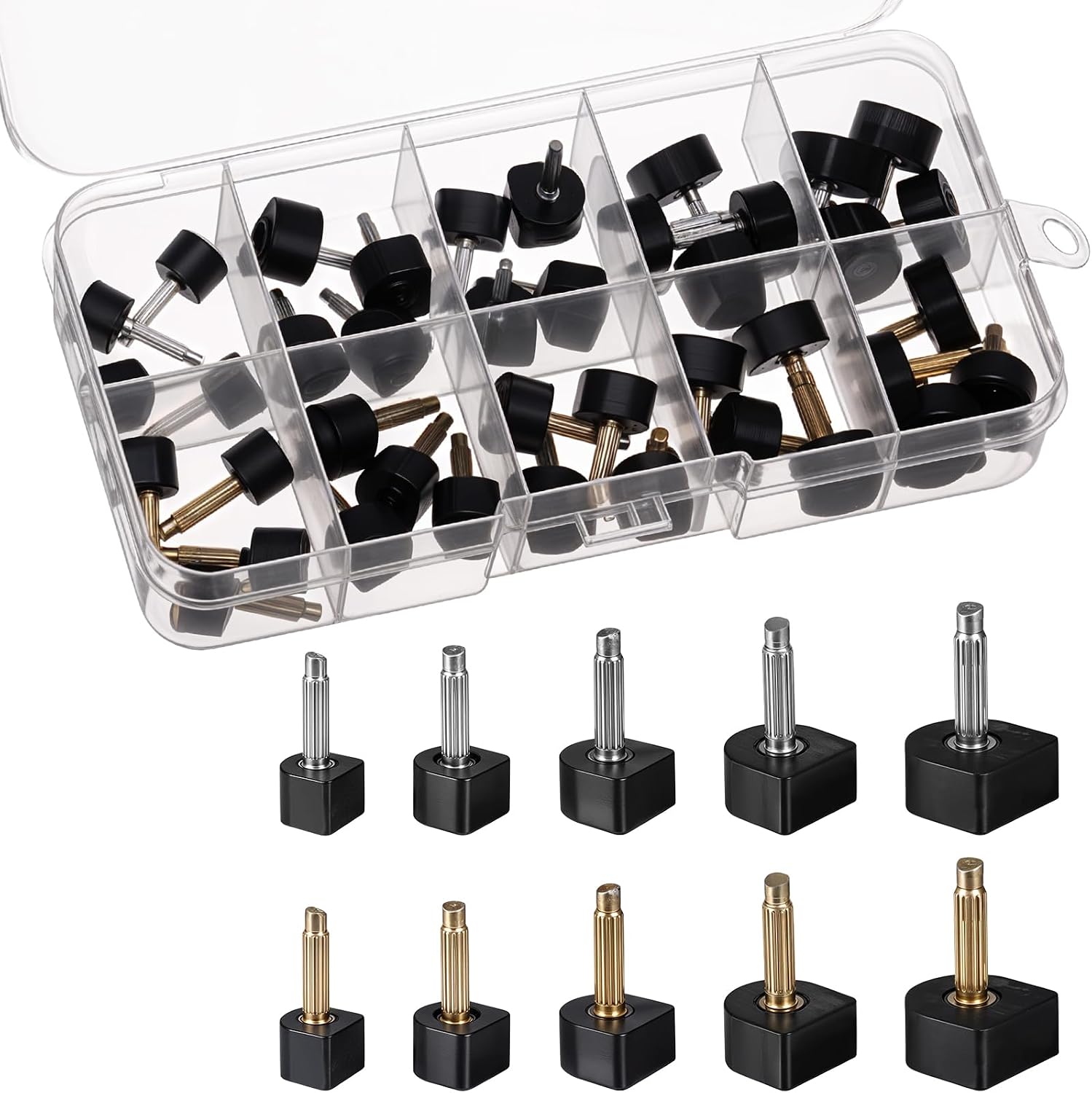20 Pairs High Heel Tips Replacement for Shoe Heel Repair Dowels U-Shape ...