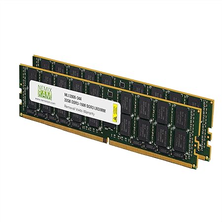 128GB (2x64GB) DDR4-2666MHz PC4-21300 ECC LRDIMM 4Rx4 1.2V Load Reduced ...