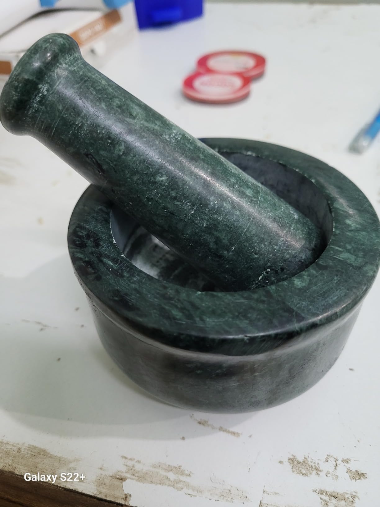 Angora Creations™ Marble Mortar & Pestle Sets/Kharal/Khalbatta/Imam ...
