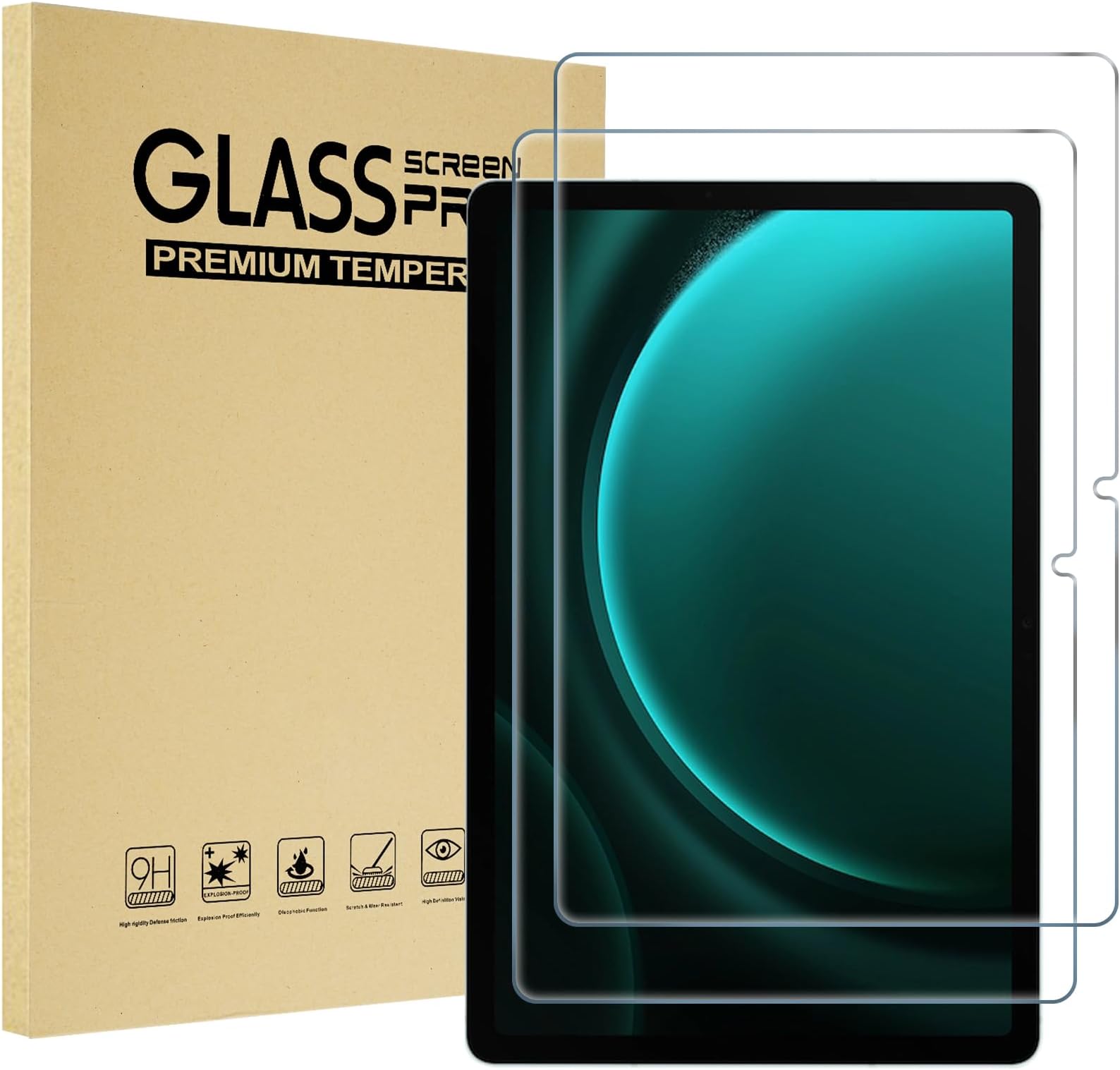 ProCase 2 Pack Screen Protectors for Galaxy Tab S10+ Plus 2024/Tab S9 ...