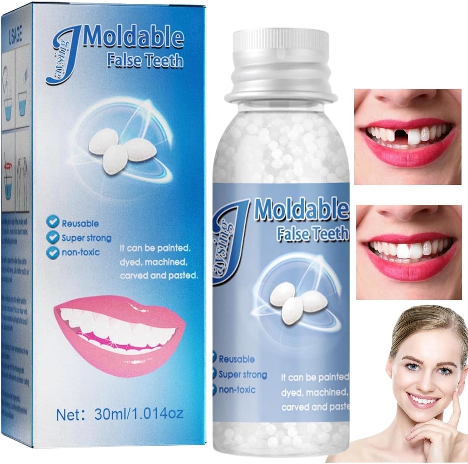 Temporary Tooth Filling,Repair Beads Tooth Filling Repair Kit,False ...