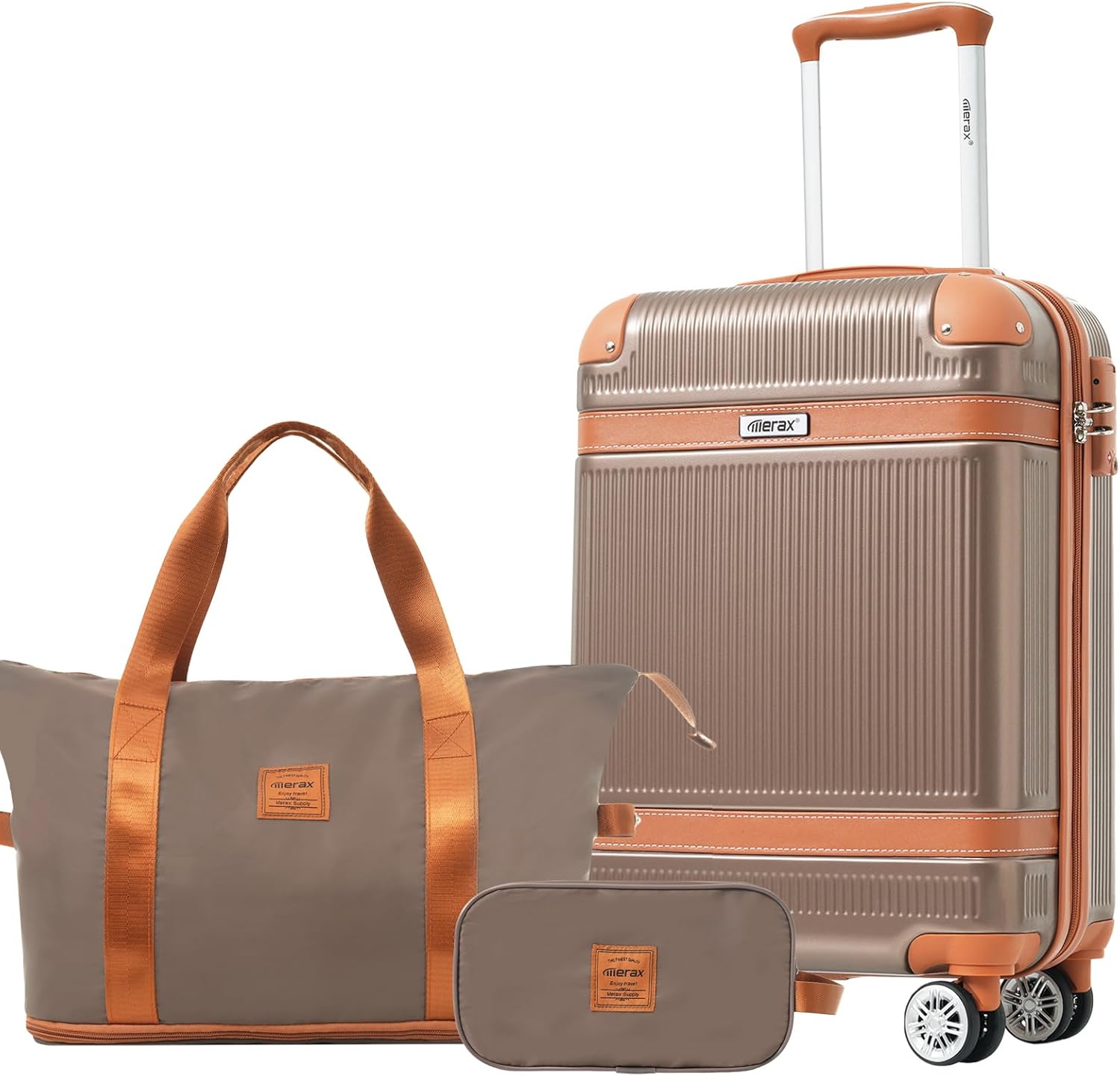 Amazon.com | Merax Lightweight Hardshell Luggage Set with TSA Lock, 20 ...