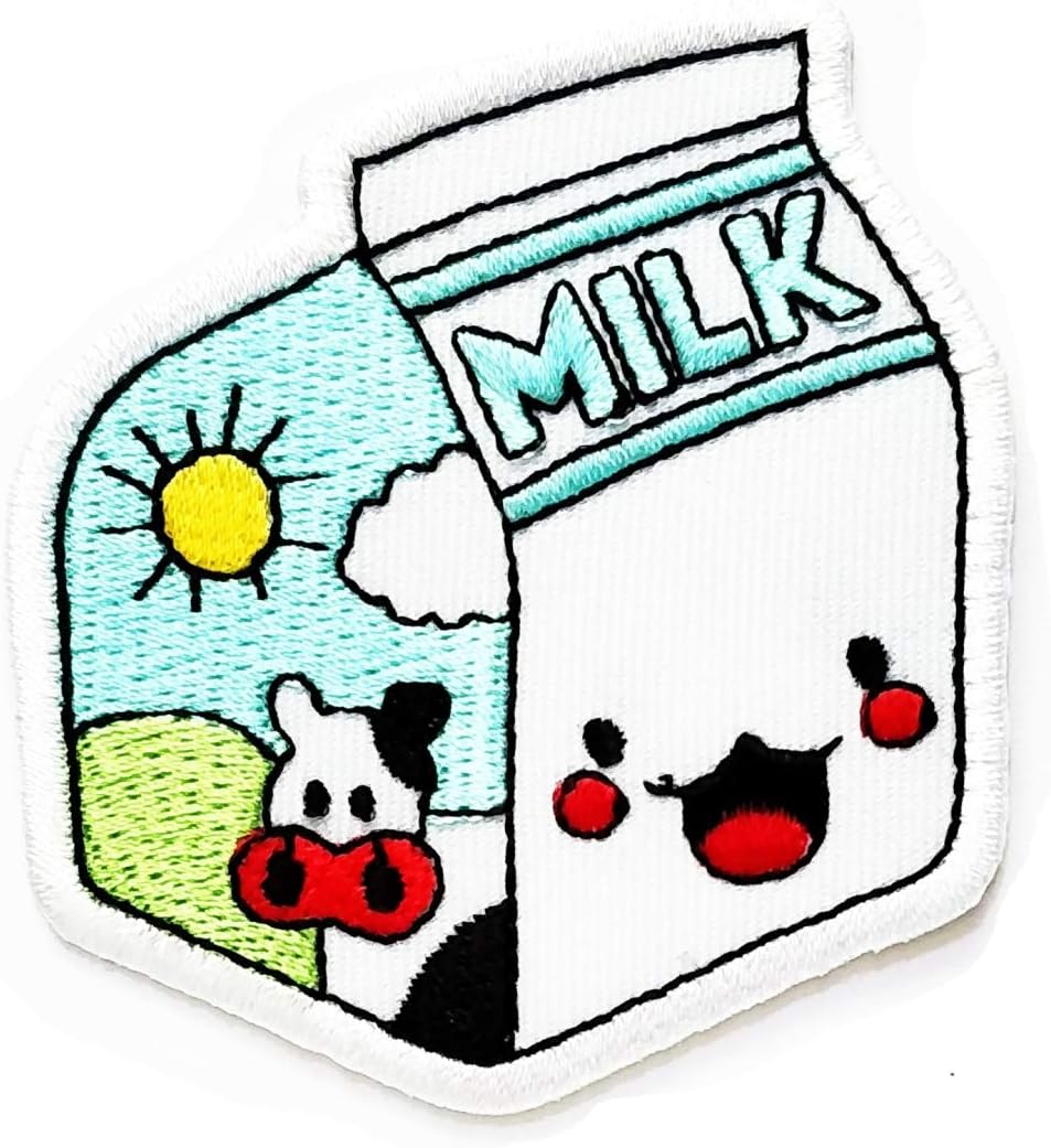 Amazon.com: Nipitshop Patches Box Milk Newborn Students School ...