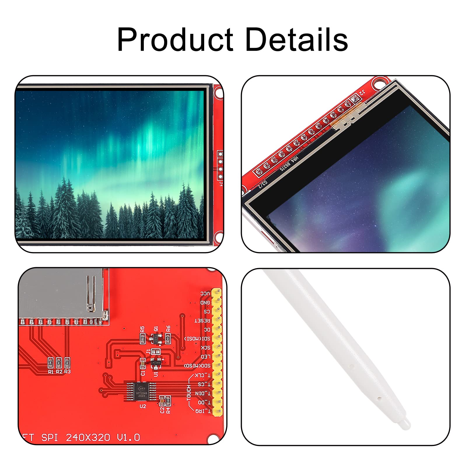 Snapklik.com : ACEIRMC ILI9341 3.2" SPI TFT LCD Display Touch Panel 240X320