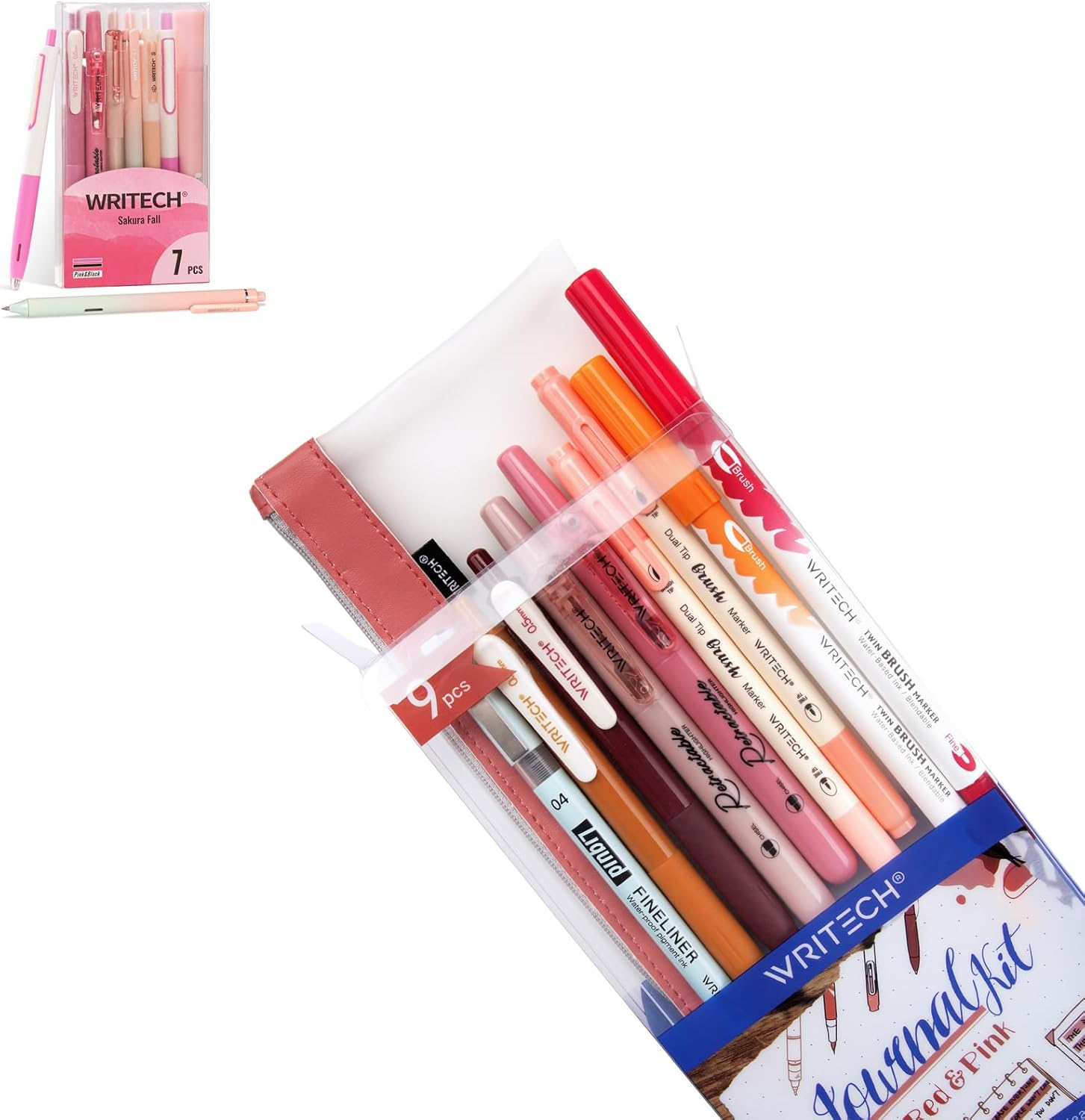 Amazon.com : WRITECH Aesthetic Assorted Pastel Color Ink Journaling Kit ...