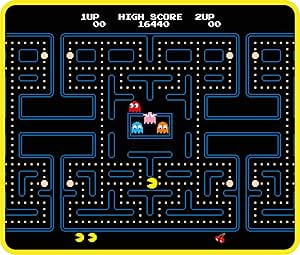 Amazon.com: Konix Pac-Man Mouse Pad 32 x 27 cm for Desktop PC Gaming ...