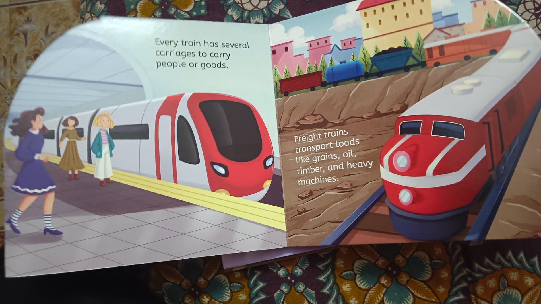 My First Shaped Board Books For Children: Transport - Train : Wonder ...