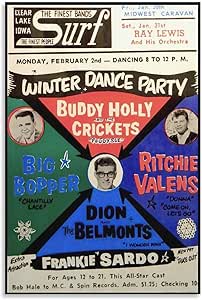 Amazon.com: Winter Dance Party 1959 Concert Music Album Posters Canvas ...