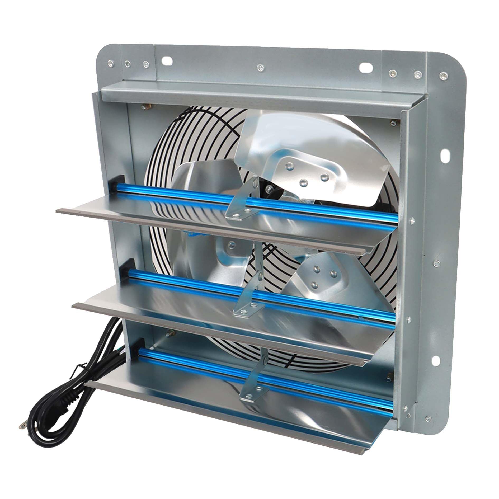 Snapklik.com : Elfinrm 12 Inch Shutter Exhaust Fan, Exhaust Fan Wall ...