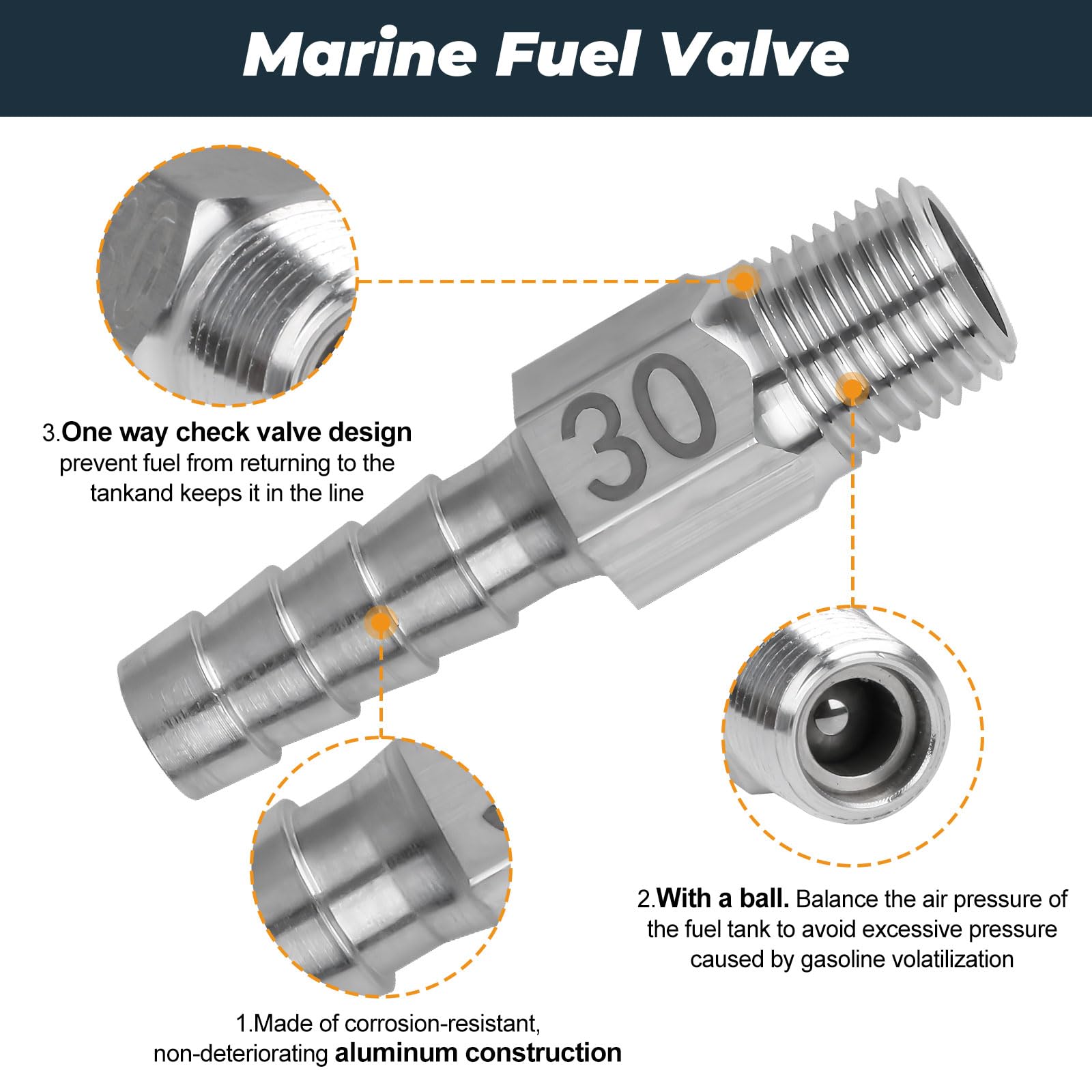 Marine Fuel Tank Check Valve