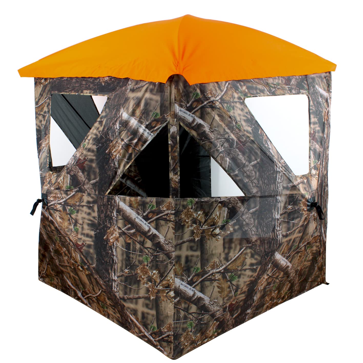 Snapklik.com : AUSCAMOTEK 3W See Through Pop Up Ground Blind Hub Style ...