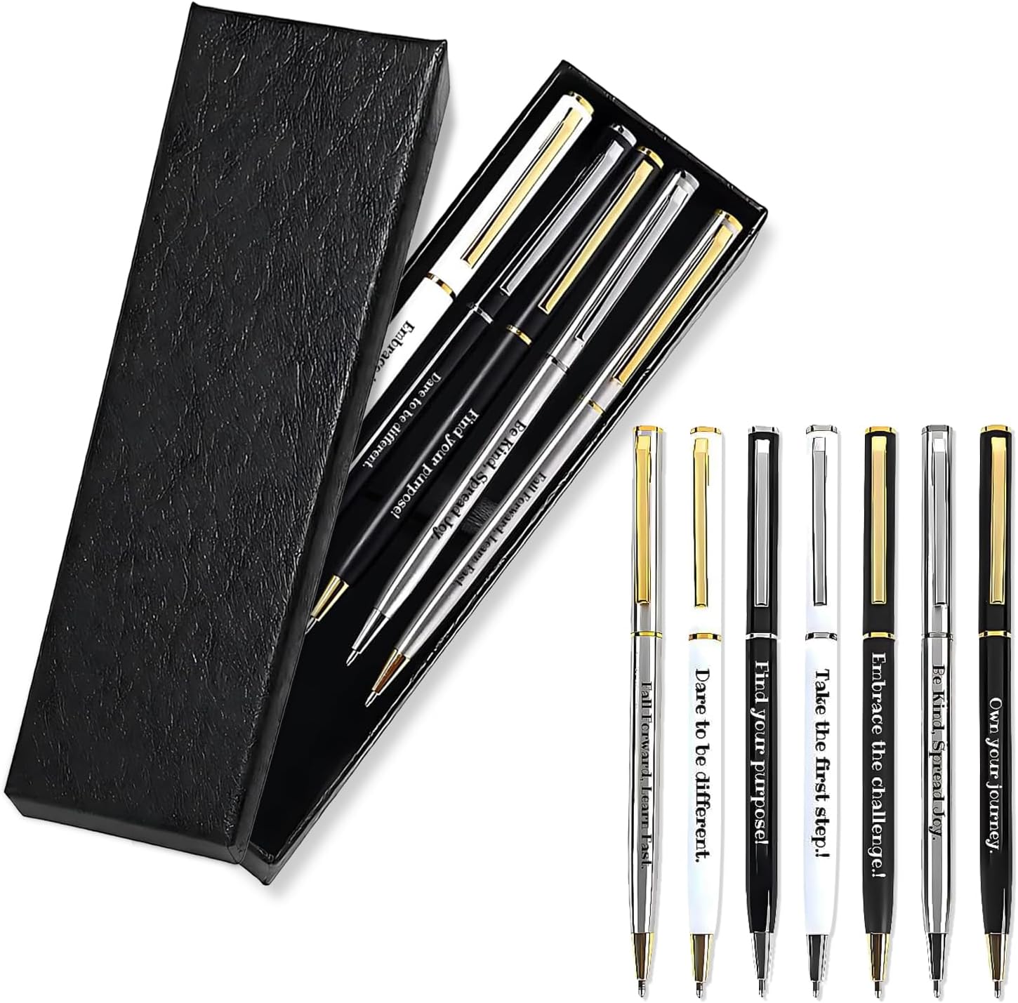 Motivational Quotes Pens Ballpoint Set - Inspirational Gifts For Women ...