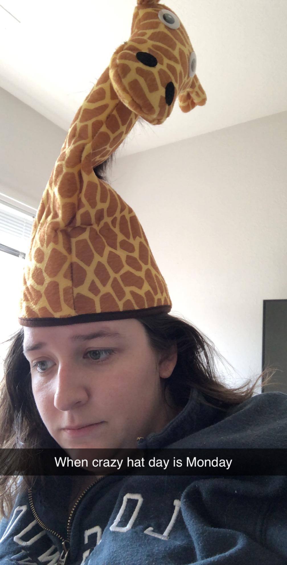 Amazon.com: Funny Party Hats Giraffe Costume Hat - Zoo Party - Animal ...