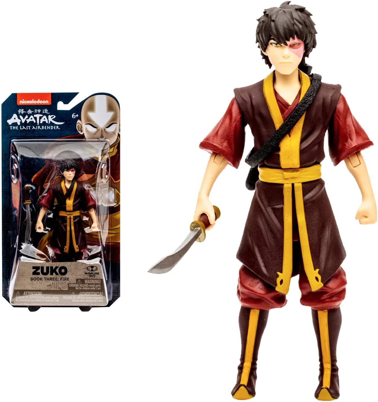 McFarlane Toys - Avatar The Last Airbender - Zuko: Book Three: Fire ...