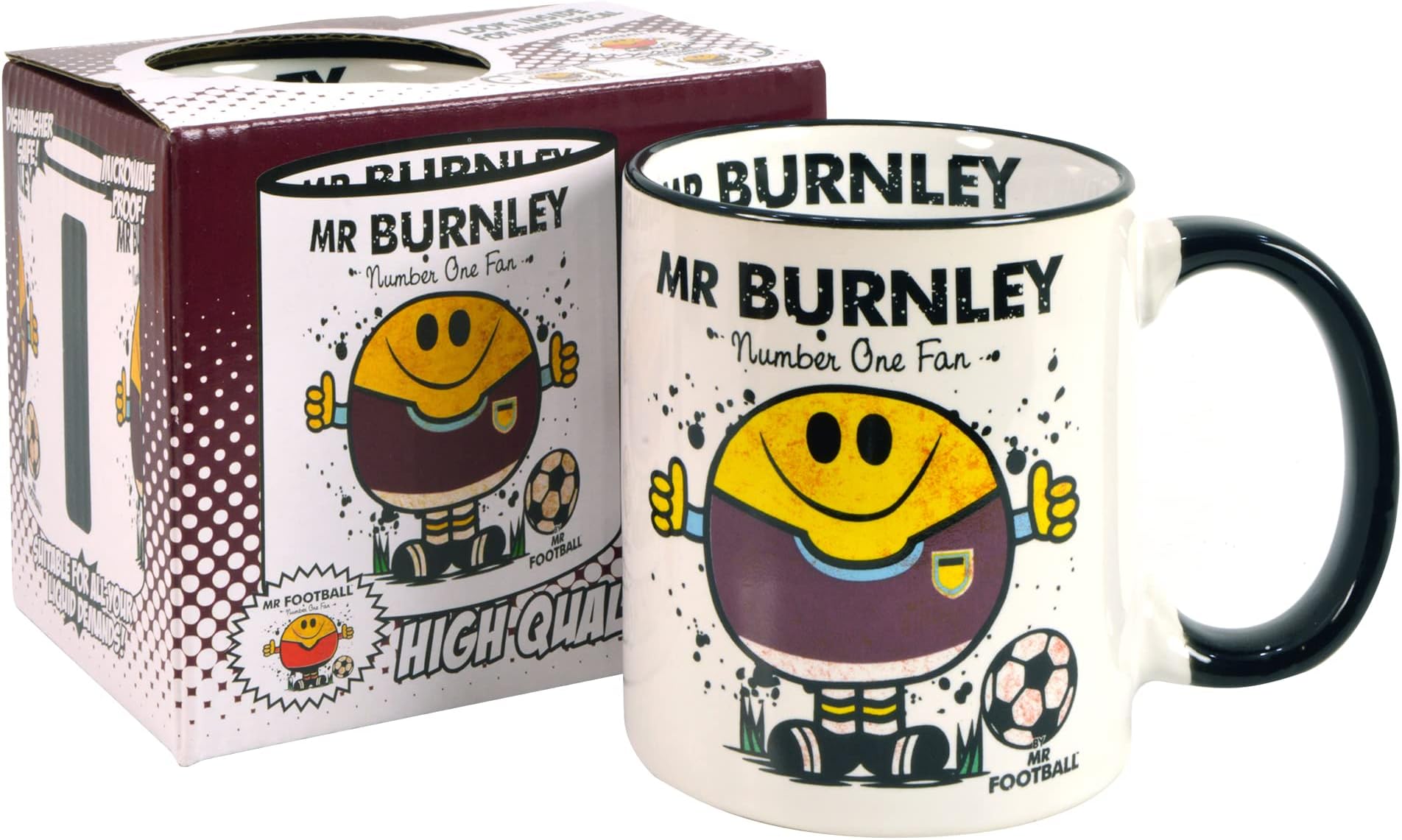 Burnley Personalised FC Bold Crest Mug : Amazon.co.uk: Home & Kitchen