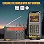 Amazon.com: Raddy RF757 APP Control Shortwave Radio, Portable Radio ...