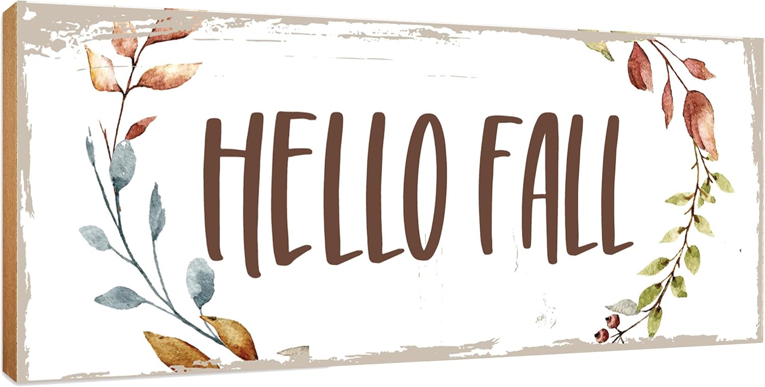Amazon.com: LifeSong Milestones Shelf Sitter for Fall Season Signs ...