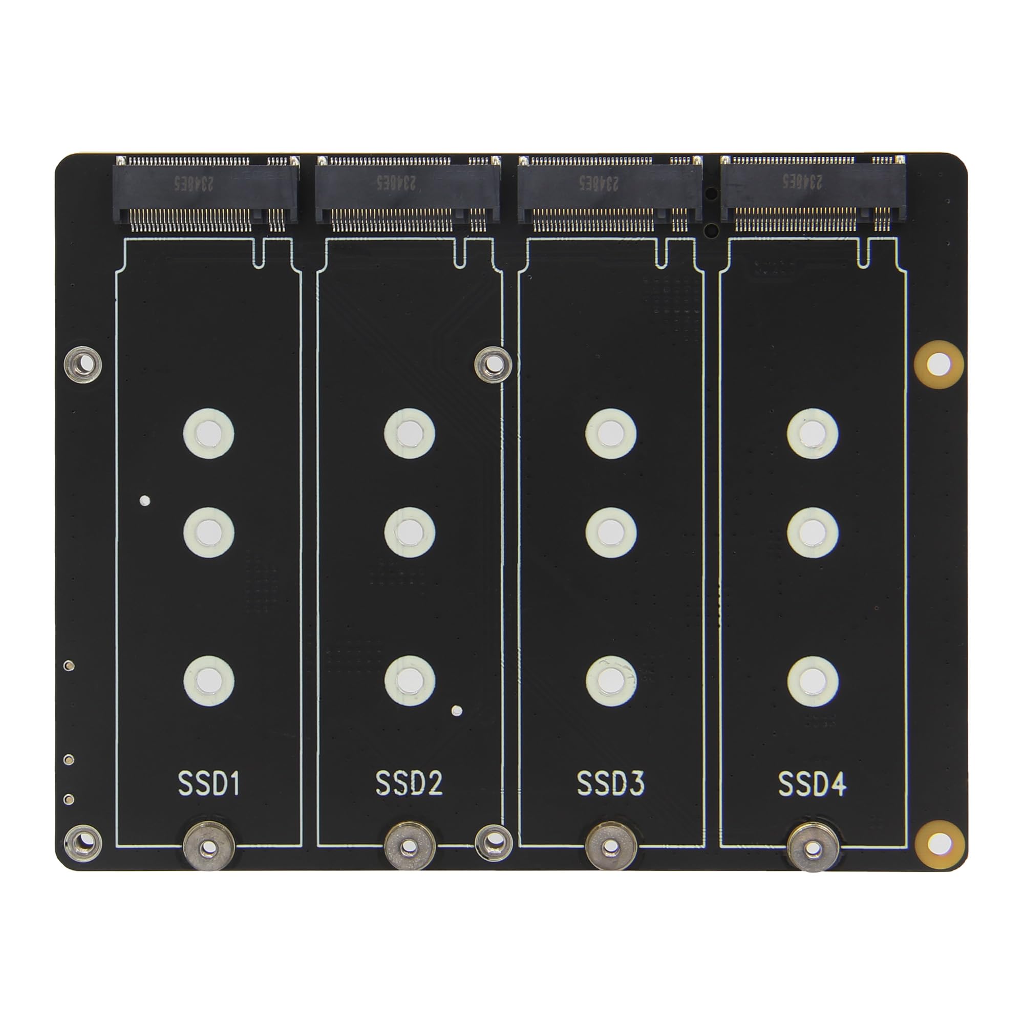 Snapklik.com : X1011 5V PCIe To Quad M.2 Key-M NVMe SSD Peripheral ...