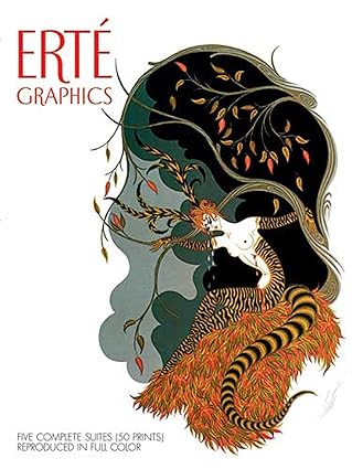Amazon.com: Erte Graphics: Five Complete Suites (50 Prints) Reproduced ...