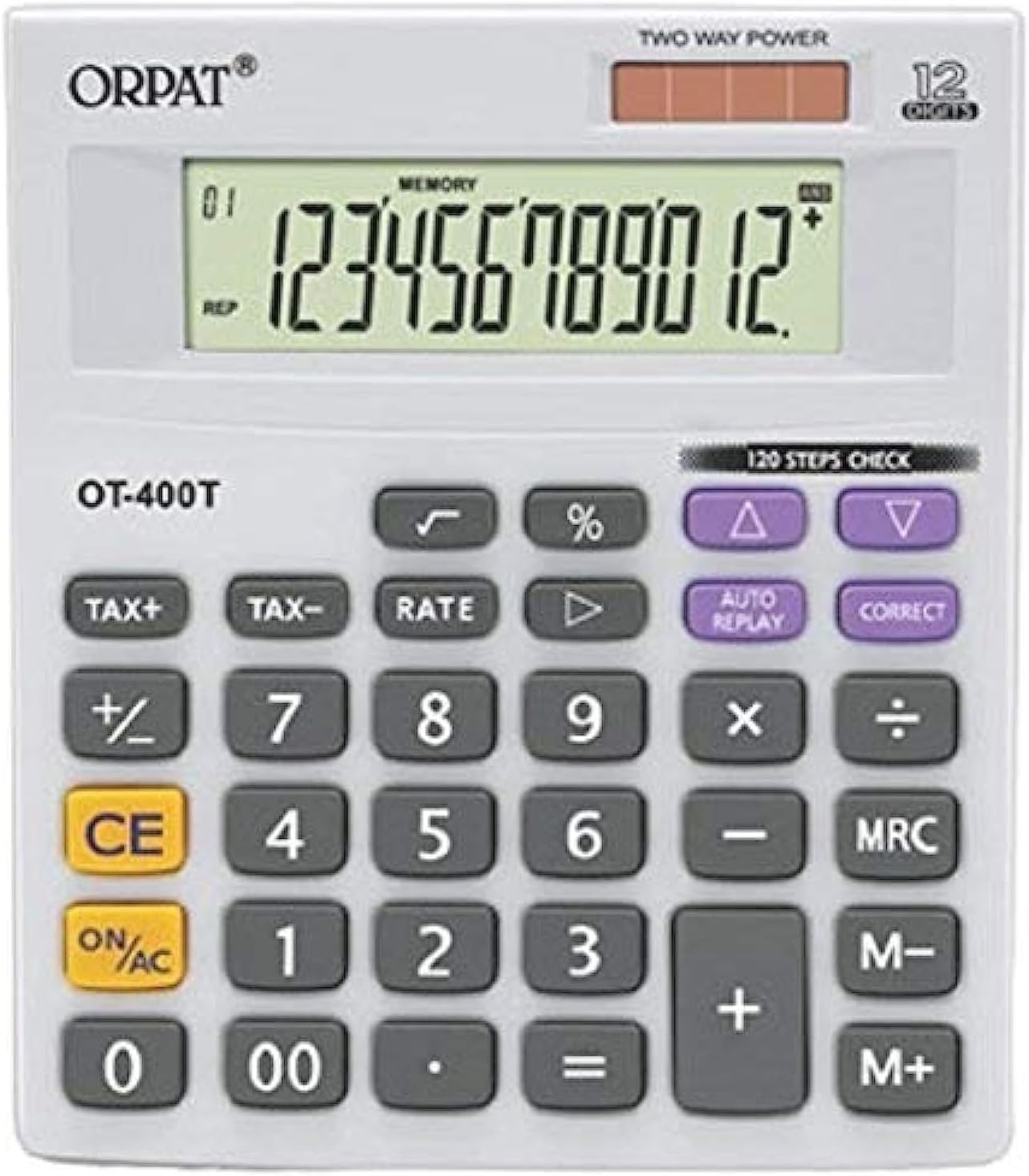 Orpat OT 400T/400GT Two Way Power Calculator (White and Grey) : Amazon ...
