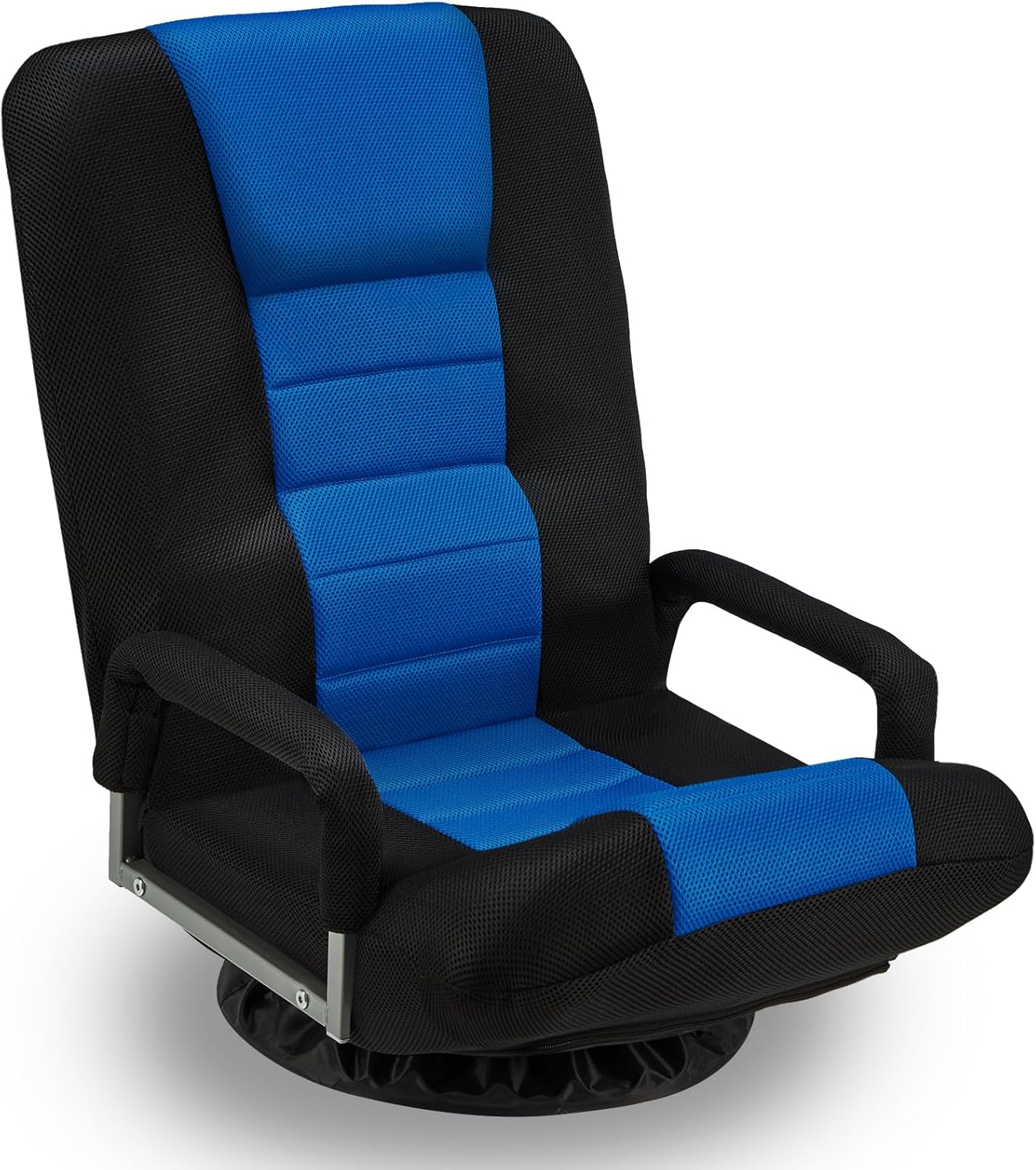 Amazon.com: Buymoth Swivel Floor Gaming Chair w/Armrests, Folding Video ...