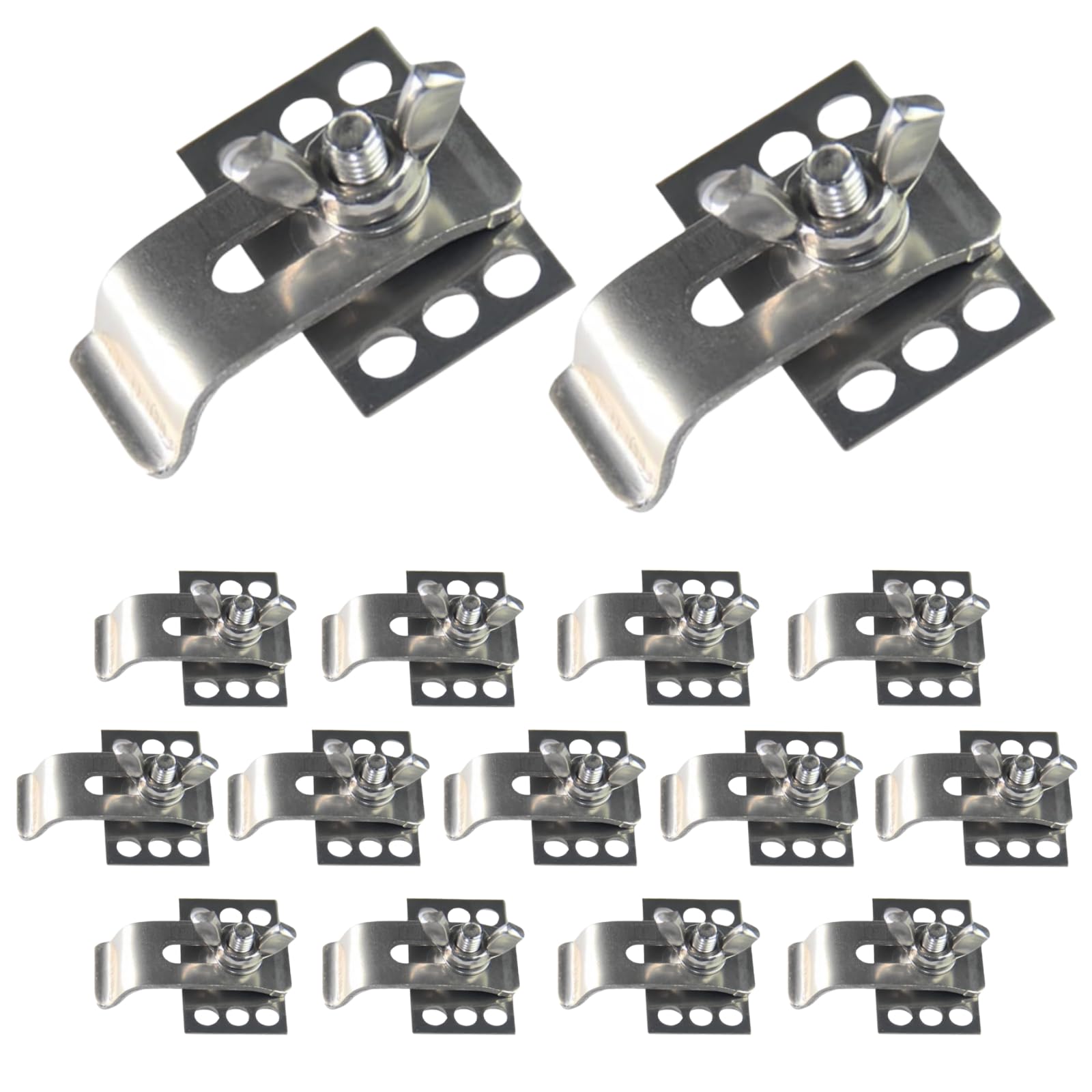 304 Stainless Steel Sink Mounting Bracket Clip Kit (15 Pack),Kitchen ...