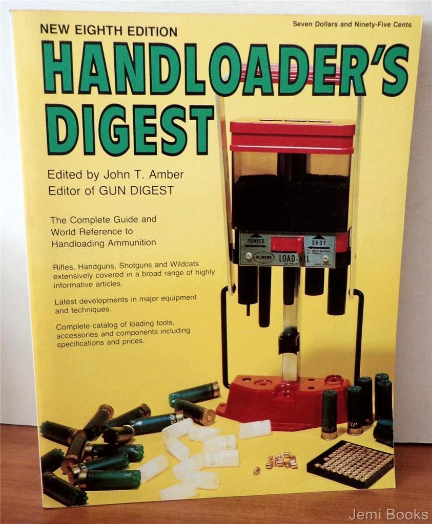 Amazon.com: Handloaders digest : 8th Edition: 9780695809423: John T ...