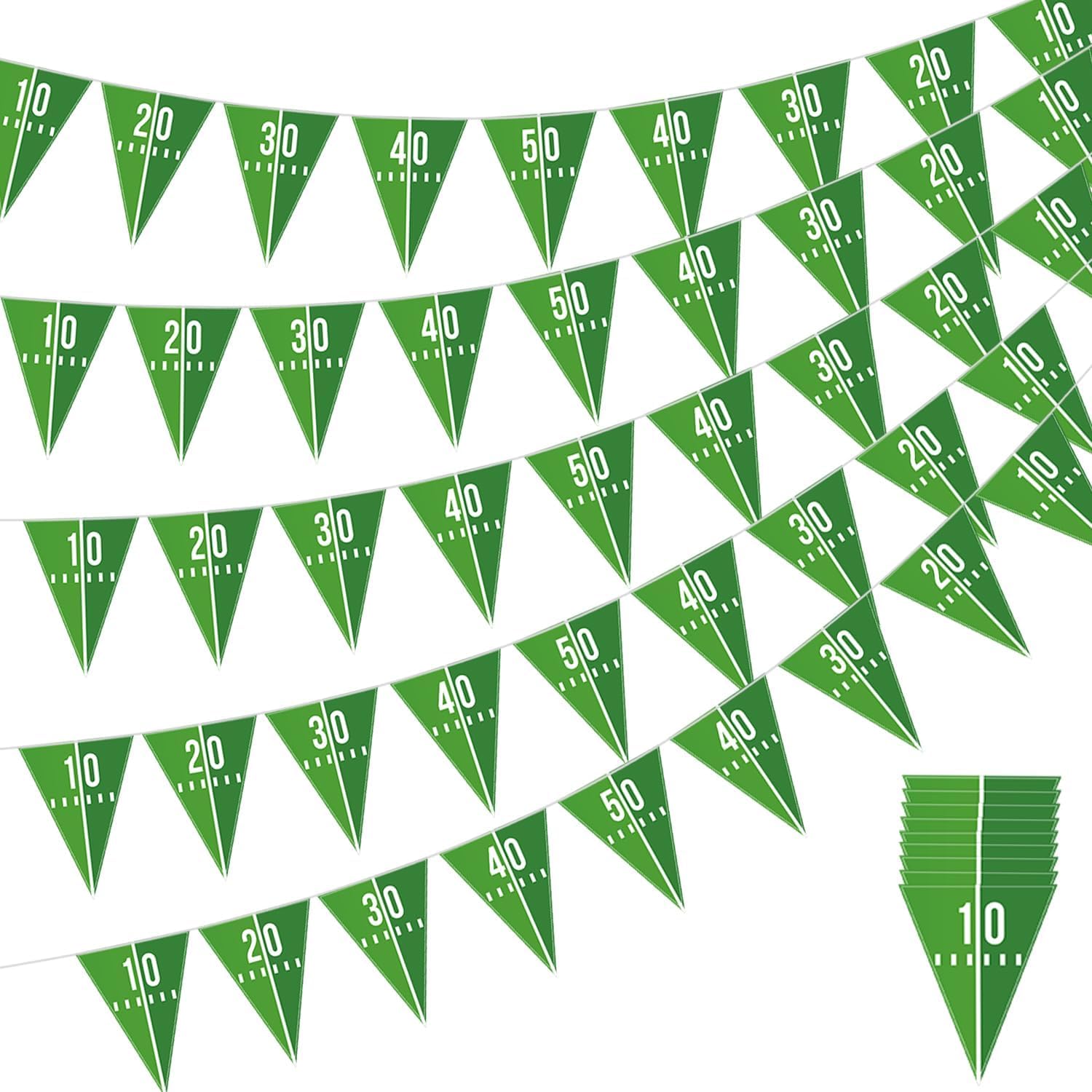 Amazon.com: 5 Pack Football Pennant Banner - American Football Flags ...