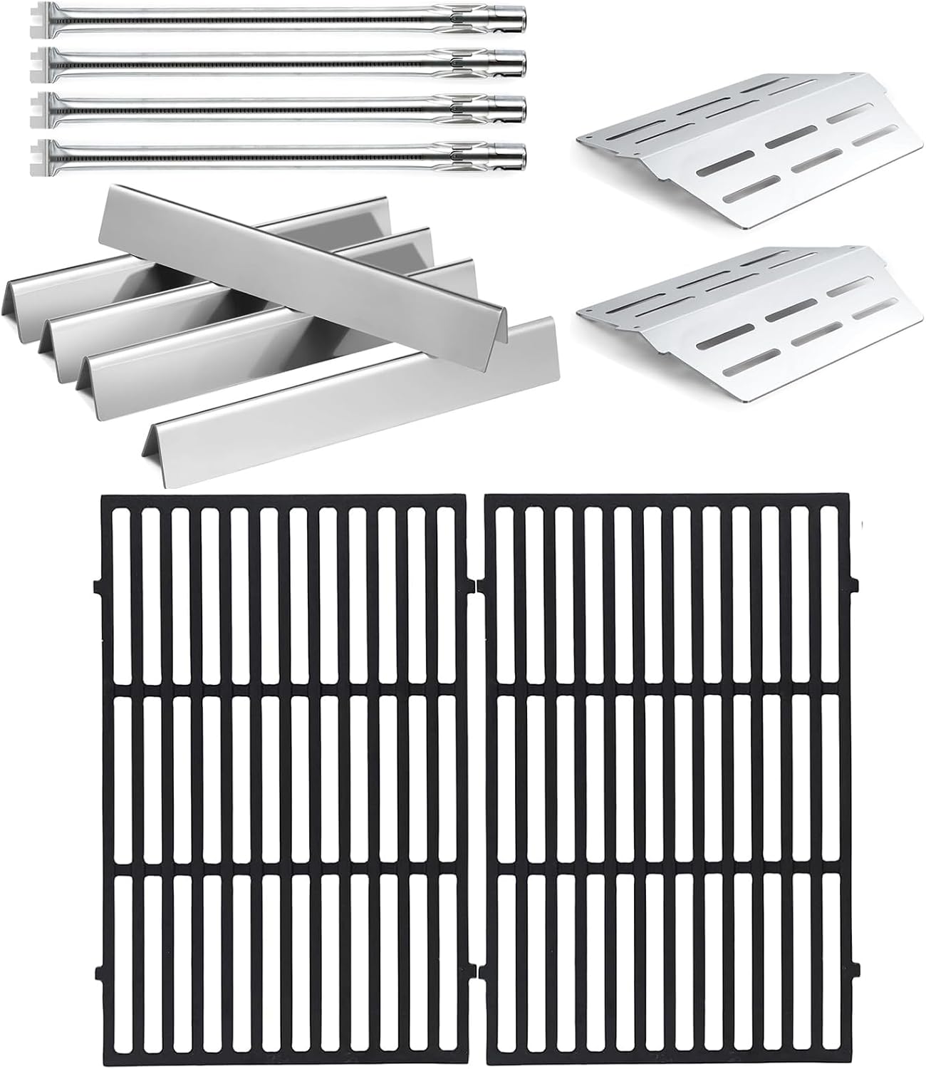 Amazon.com : 7524 Grill Grates 7621 Flavorizer Bars Heat Deflectors ...